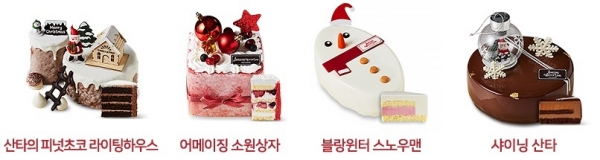 파리바게트·뚜레쥬르 크리스마스 케이크 종류는?…스타벅스·호텔·편의점 케이크 화제