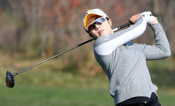 KLPGA 안송이, SK텔레콤·ADT캡스 챔피언십 첫날 홀인원+단독 선두