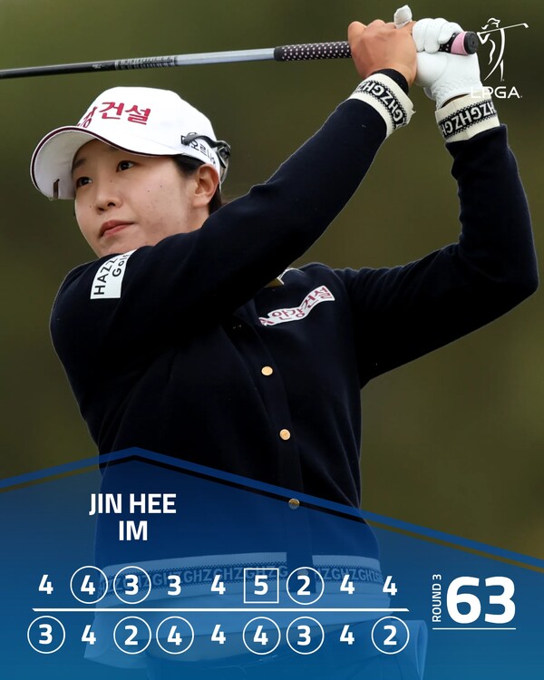 임진희, LA 챔피언십 공동 3위... LPGA 첫 우승 기대감