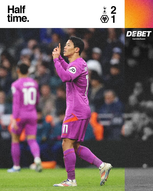 황희찬, EPL 2G 연속골 폭발… 손흥민은 PK 실축