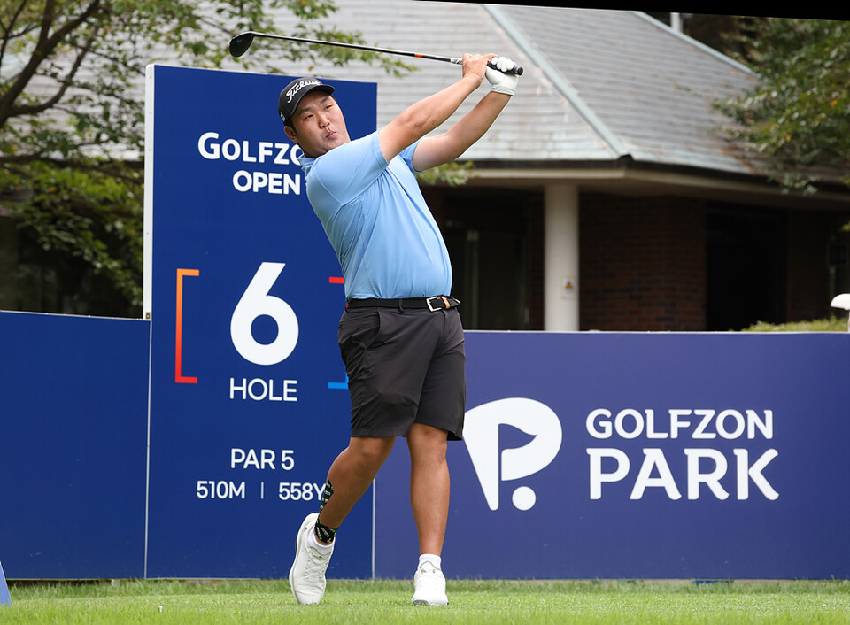 김찬우·박성국·이준석, KPGA 골프존 오픈 3R 공동 선두