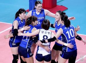 IBK 기업은행, PO 1차전 잡고 KGC인삼공사 기선제압