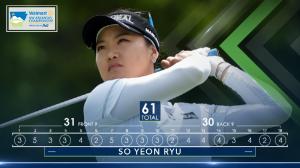 유소연, LPGA 2R 코스레코드로 단독선두...시즌 2승째 도전