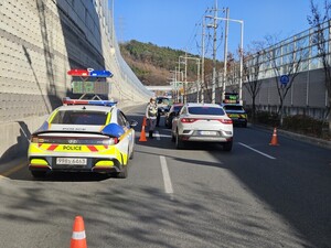 대구강북경찰서, 연말연시 낮 시간대 음주운전 집중 단속 실시